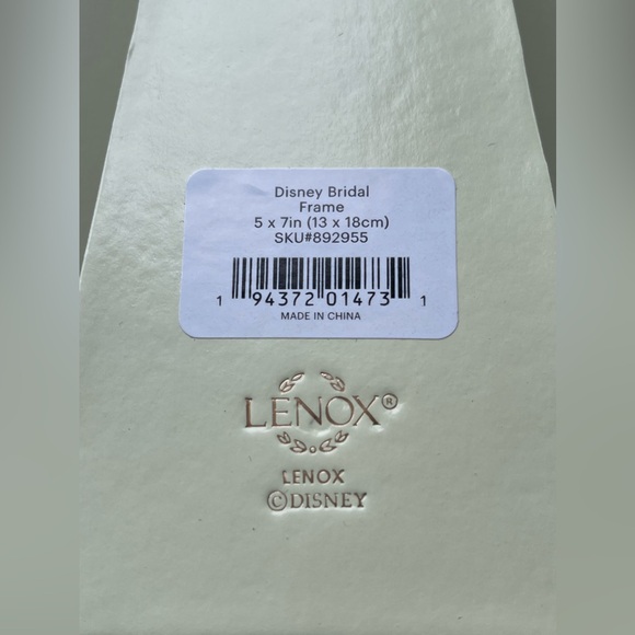 Lenox | Accents | Nib Lenox Disney Showcase Collection Porcelain 5x7 ...
